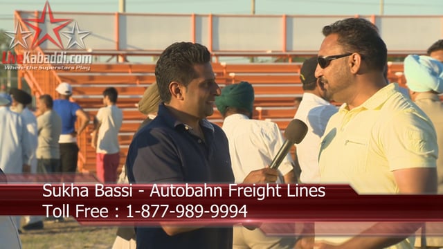 Sukha Bassi - Autobahn Freight Lines Ltd. - Main Sponsor - Live Kabaddi