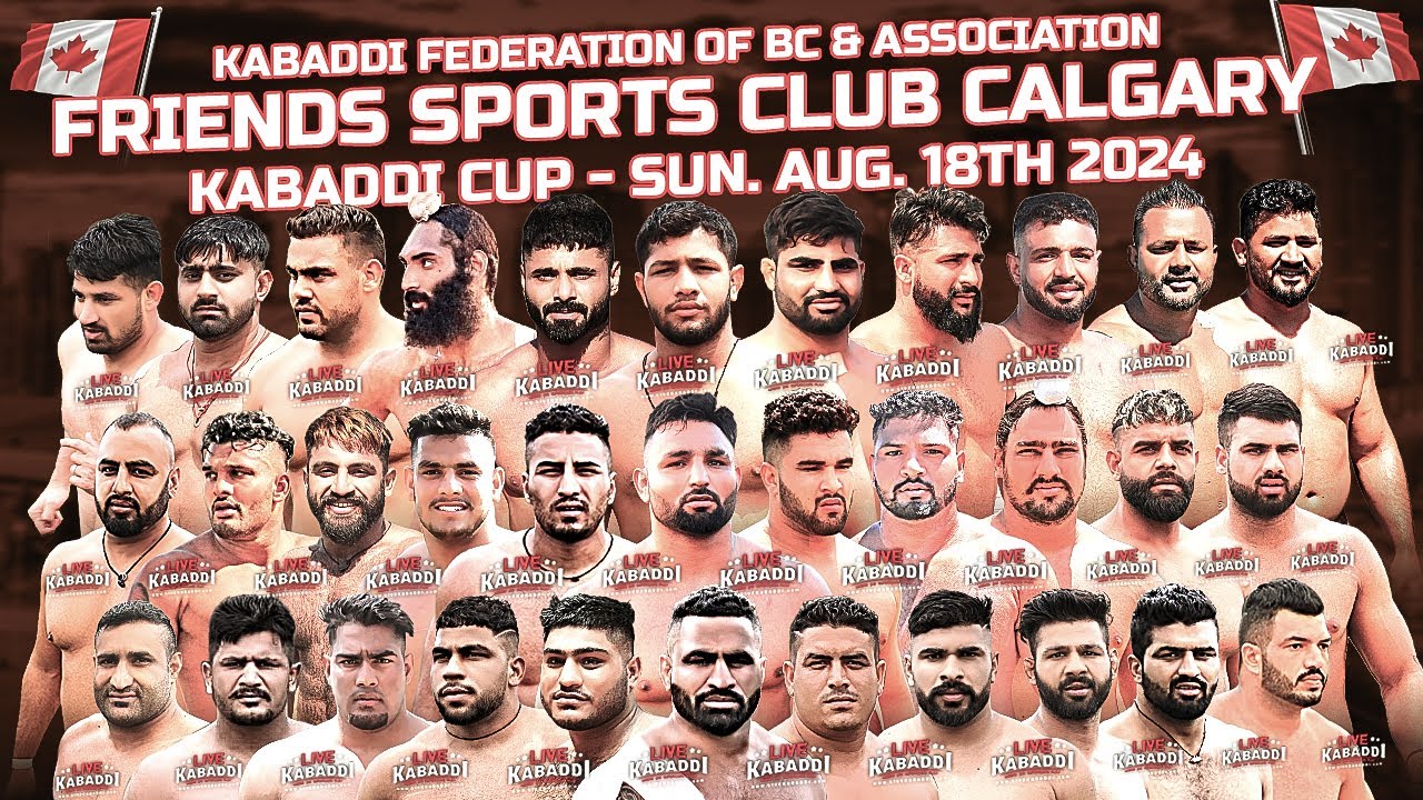 LIVE - Calgary Friends Kabaddi Cup 2024 - Live Kabaddi